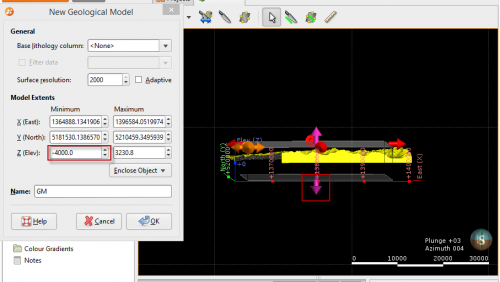 3D Block diagram incorporating topography (using some non-free software ...