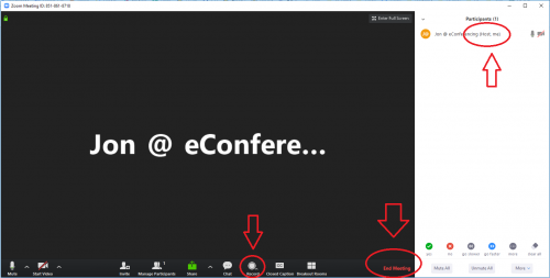 Using your Host Key – Zoom